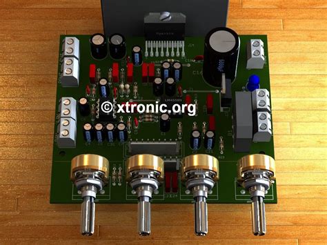 Tda Amplifier Circuit Diagram With Pcb Xtronic Artofit