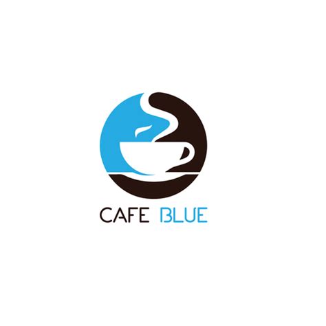 Blue Coffee Logo Best Coffee In A Blue Moon Logo Design Contest