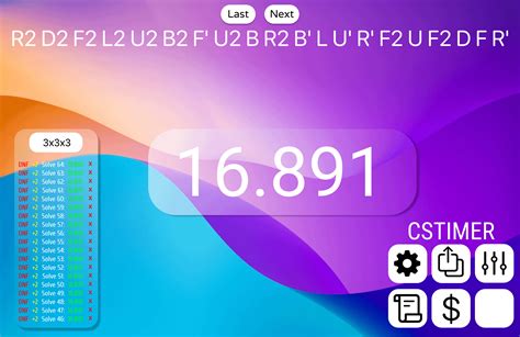 My Cube Timer R Cubers