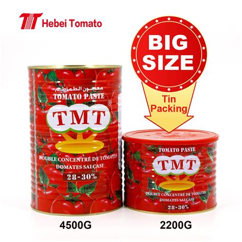 Tomato Paste Canned Tin From Manufacturer Without Additives China