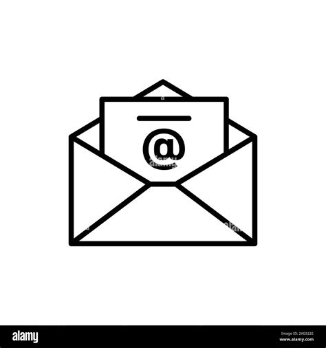 Open Email Icon Vector Logo Set Collection For Web App Ui Stock Vector Image And Art Alamy