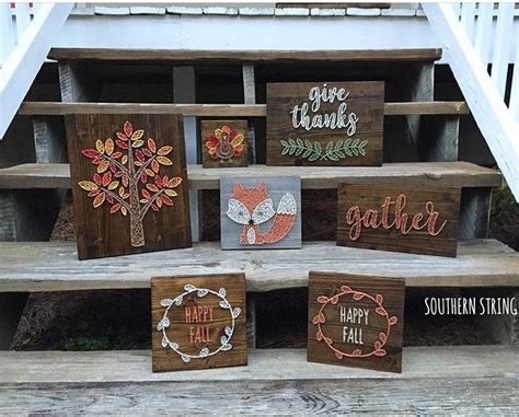 Fall String Art Give Thanks Fall Colors Happy Fall Hello Fall Fall Is Just The Best