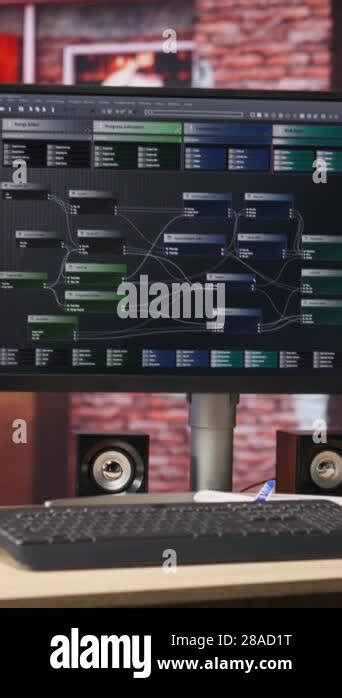 Vertical Video Software Development Being Done On Pc Implementing Algorithms Machine Learning