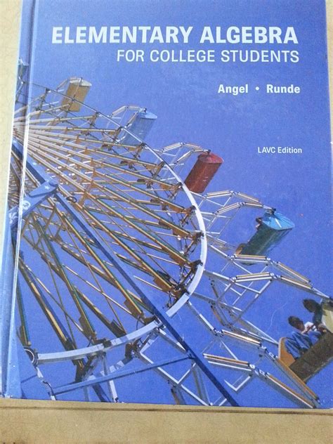 Elementary Algebra For College Students Lavc Edition Allen R Angel