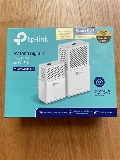 Tp Link Av1000 Powerline Wifi Extender Computers And Tech Parts And Accessories Cables And Adaptors