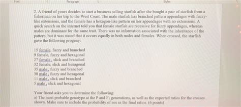 Solved Font Paragraph Styles 2 A Friend Of Yours Decides To