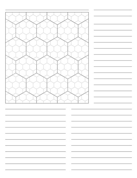 Hex Grid With Note Space By Mirkethemeek