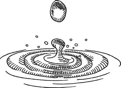 Water Ripple Black And White Illustrations Royalty Free Vector