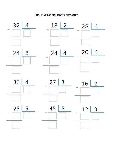 Divisiones Interactive Activity For 3º You Can Do The Exercises Online
