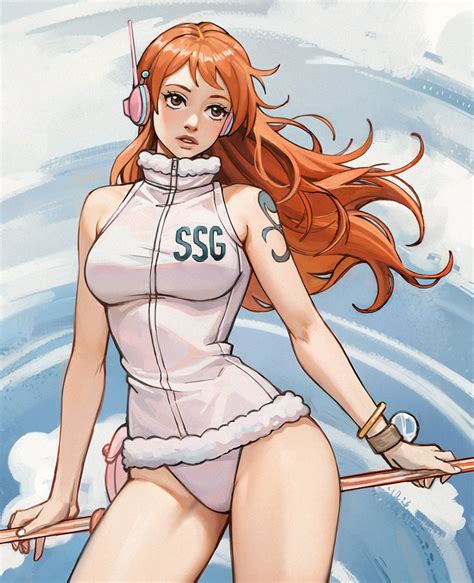 Nami One Piece Drawn By Adelheid Moschiola Danbooru