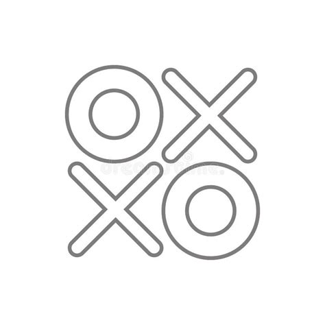 X O Icon Element Of Cyber Security For Mobile Concept And Web Apps