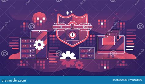 Endpoint Security Platform Endpoint Protection Concept 3d Illustration Royalty Free Stock