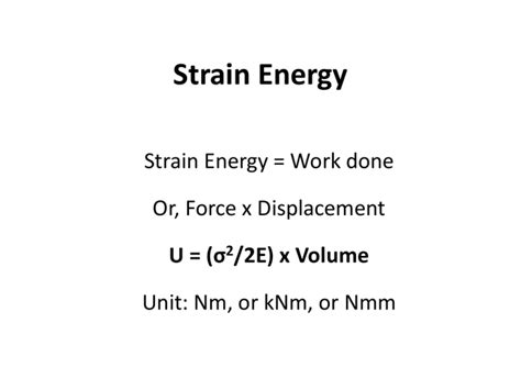 Structrual Analysis Slide Strainenergy