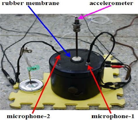 Schematic Of The Experimental Setup Of The Exciter The Accelerometer Download Scientific