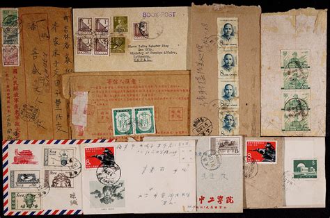 1951 68年实寄封一组10件，含有贴特7邮票4全、1951年广州寄吉林回执挂号、西藏拉萨寄尼泊尔、1958年石家庄寄山西保价封、1957年