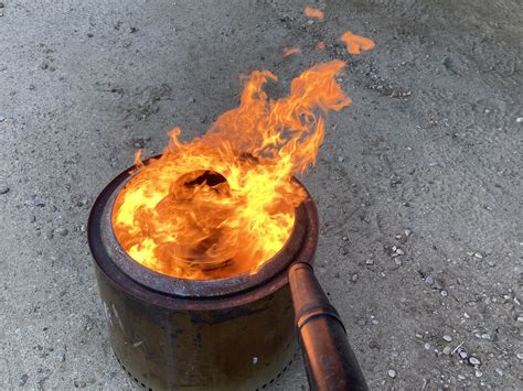 Charcoal Experiments 1 The Solo Stove Process