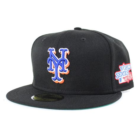 New York Mets 1986 World Series 59fifty New Era Fitted Hat Green Under