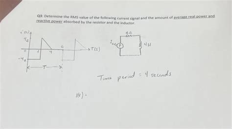 Solved Q3 Determine The RMS Value Of The Following Current Chegg Com