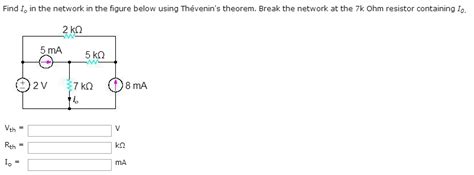 Solved Find Io In The Network In The Figure Below Using