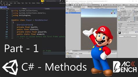 Hindiहिंदी Scripting In C Methods Part 1 Lets Create A Game In Unity Beginner