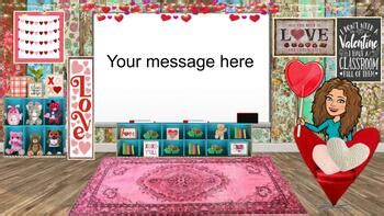 EDITABLE Valentine Bitmoji Classroom By Samantha Cummings TPT