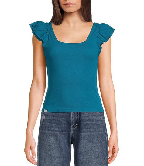 Circus Ny By Sam Edelman Ruby Flutter Sleeve Top Dillards