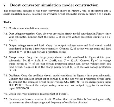 7 Boost Converter Simulation Model Construction The