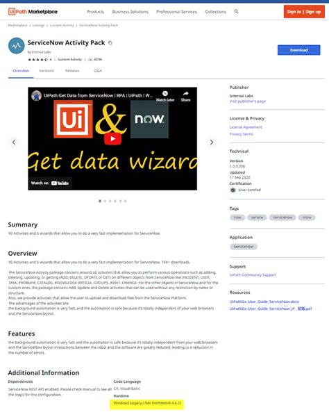 uipathteam servicenow activities not working in uipath 2022 10 windows