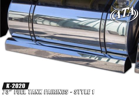 Kenworth 73 Fuel Tank Fairings Shark Chrome Shop