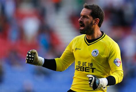Scott Carson Former Wigan Athletic Liverpool Manchester City And