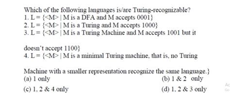 Theory Of Computation Zeal Test Series 2019 Theory Of Computation Turing Machine