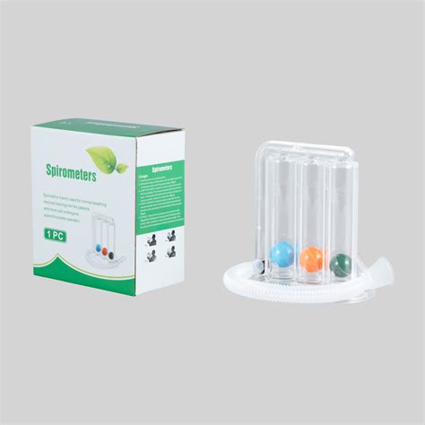 Three Balls Incentive Exercise Spirometer For Lung Deep Breathing High Quality Spirometer And