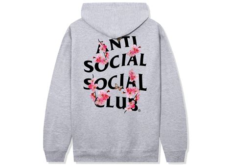 Anti Social Social Club Kkotch Hoodie Grey Mens Fw23 Us