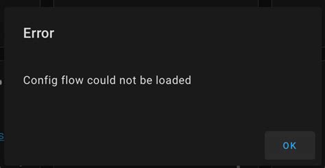 Config Flow Could Not Be Loaded · Issue 2089 · Hacs Integration · Github