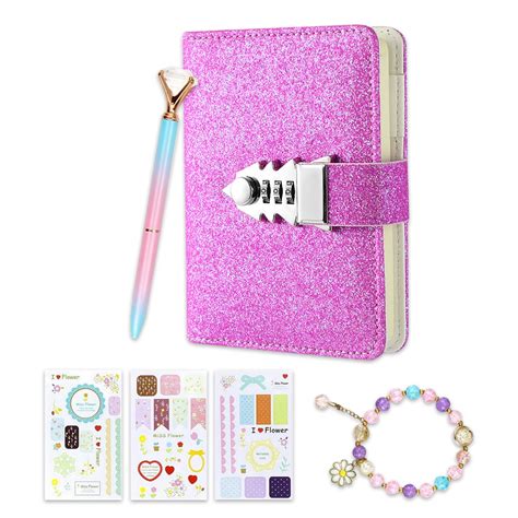 Diary With Lock A7 Notebook Secret Diary Password Locked Journals For Back Babe Supplies