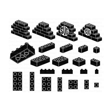 Building Blocks Svg Plastic Bricks Svg Building Blocks Mo Inspire Uplift