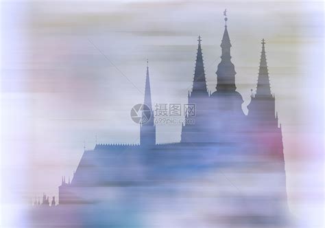 布拉格城堡 圣维特大教堂高清图片下载 正版图片320264011 摄图网