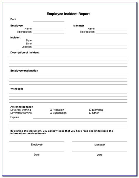Accident Report Form Template South Africa ReportForm Net