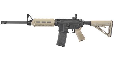 Ruger Ar 556 556 Nato M4 Flat Top Autoloading Rifle With Magpul Fde