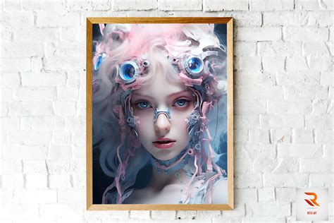 Beautiful Future Robot Girl Wall Art Graphic By Ricco Art · Creative