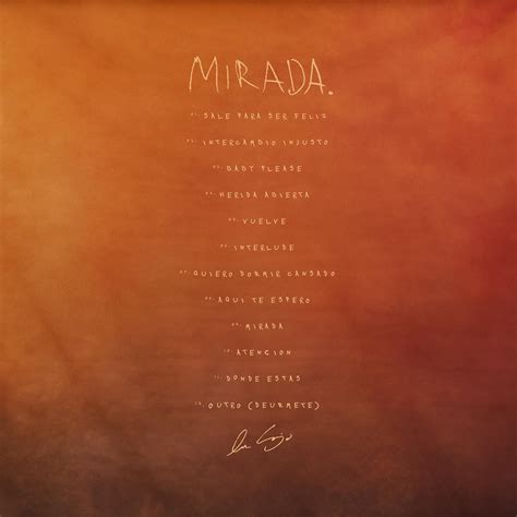 Ivan Cornejo Mirada Album Cover 18 Julio