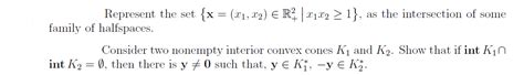 Solved Represent the set x x1 x₂ R² 1x2 1 as Chegg com