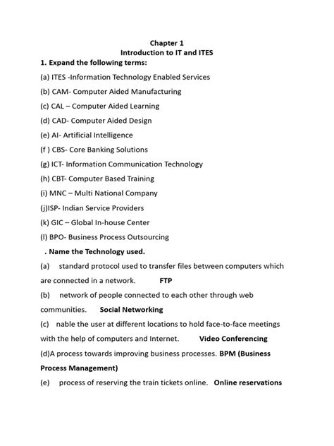 chapter 1 it and ites part b one mark questions pdf file transfer