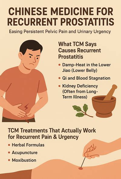 Chinese Medicine For Recurrent Prostatitis Easing Persistent Pelvic