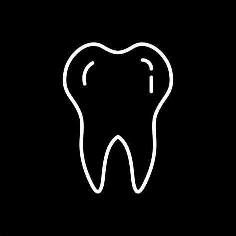 Tooth Line Inverted Icon Design 43905320 Vector Art At Vecteezy