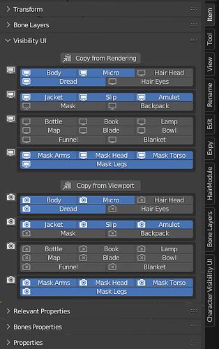 character visibility ui released scripts and themes blender artists