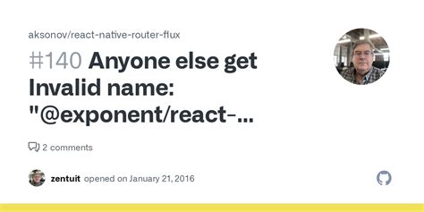 Anyone Else Get Invalid Name Exponentreact Native Navigator During Install · Issue 140