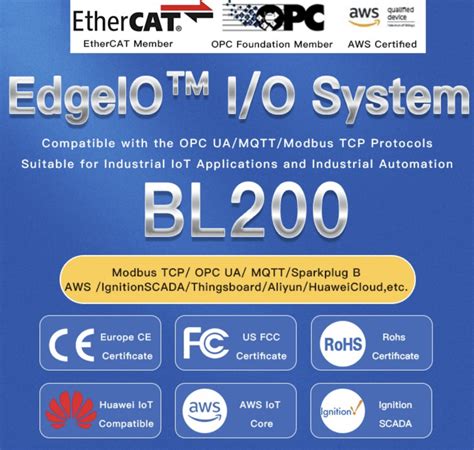 Bộ Chuyển đổi Modbus Tcp Io Edgeio Bl200 Chất Lượng Giá Rẻ