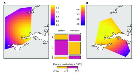 Geospatial Interpolation Surfaces Fitted To The Gam Model Of Allelic