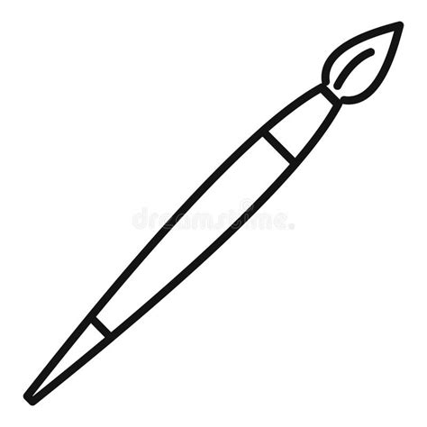 Classic Nib Icon Outline Vector Artist Kit Stock Vector Illustration